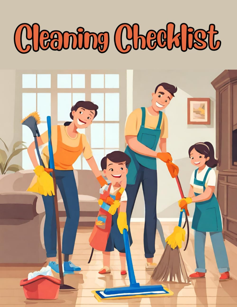 Amazon.com: Cleaning Checklist: This Book has a checklist for every ...