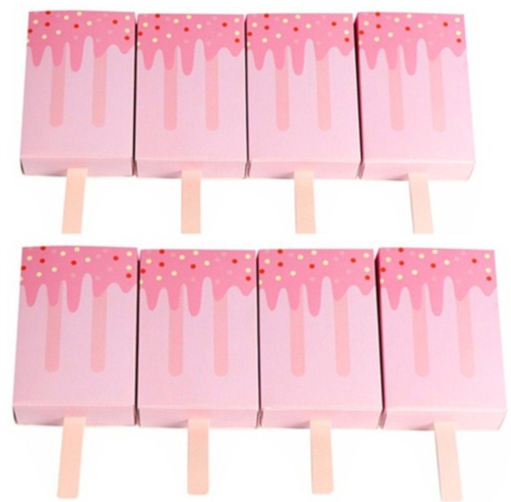 Amazon.com: LASLU Little Princess Baby Shower Favor Boxes + 50pcs Ice ...