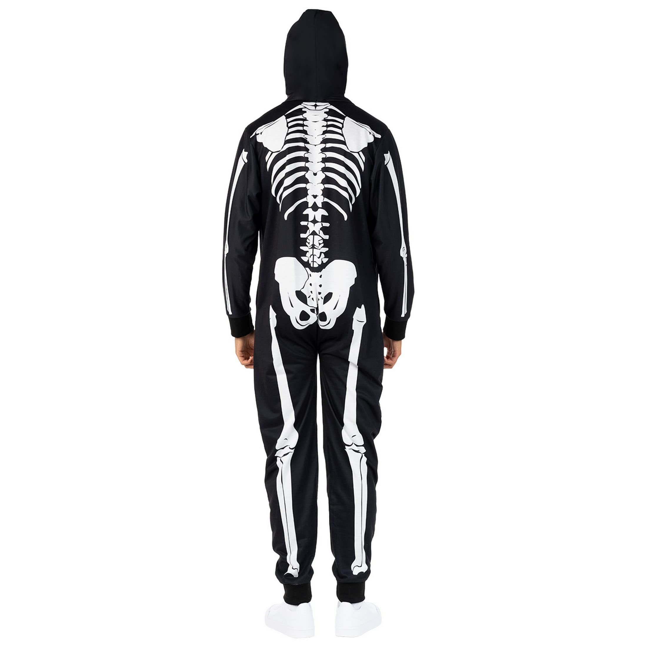 Morph Mens Skeleton Costume Men Adult Skeleton Suit Outfit Scary ...