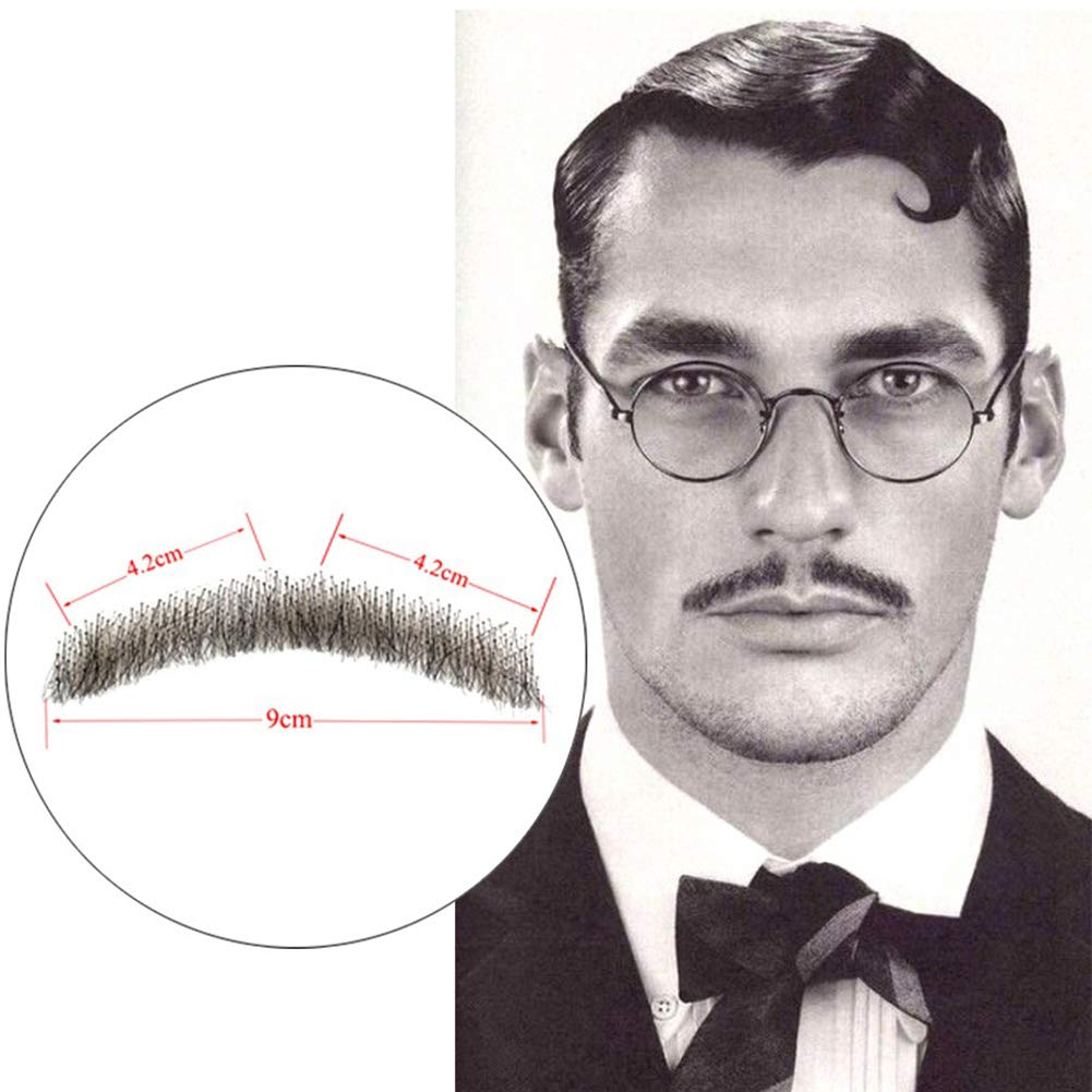 Amazon.com: Glue Lace Beard Hand Made Real Hair Mustache Fake Beard For ...