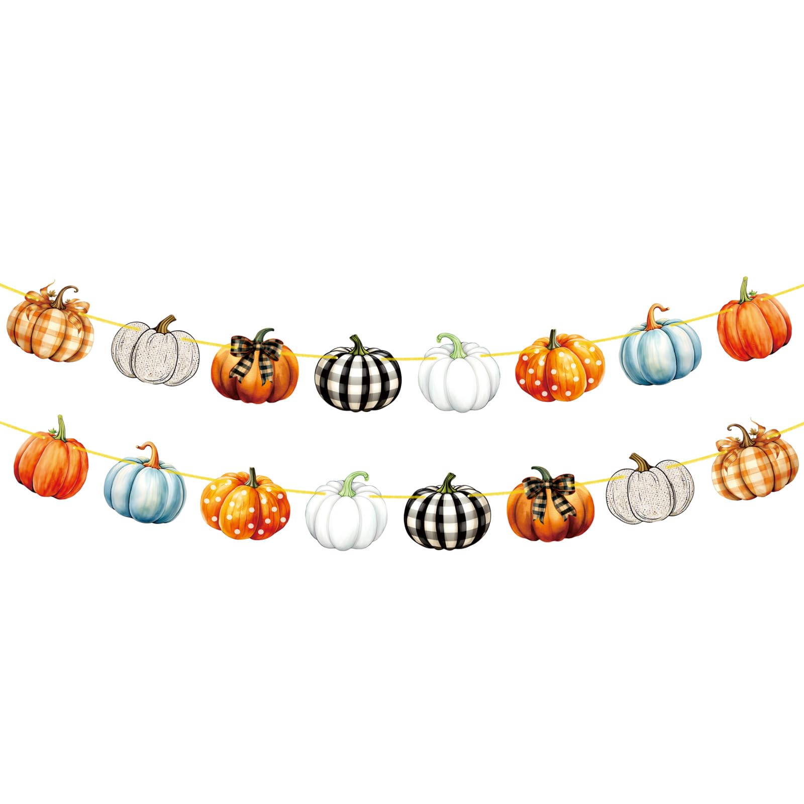 Amazon.com: YQUQWN, Pumpkin Banner, No DIY, Fall, Thanksgiving or ...
