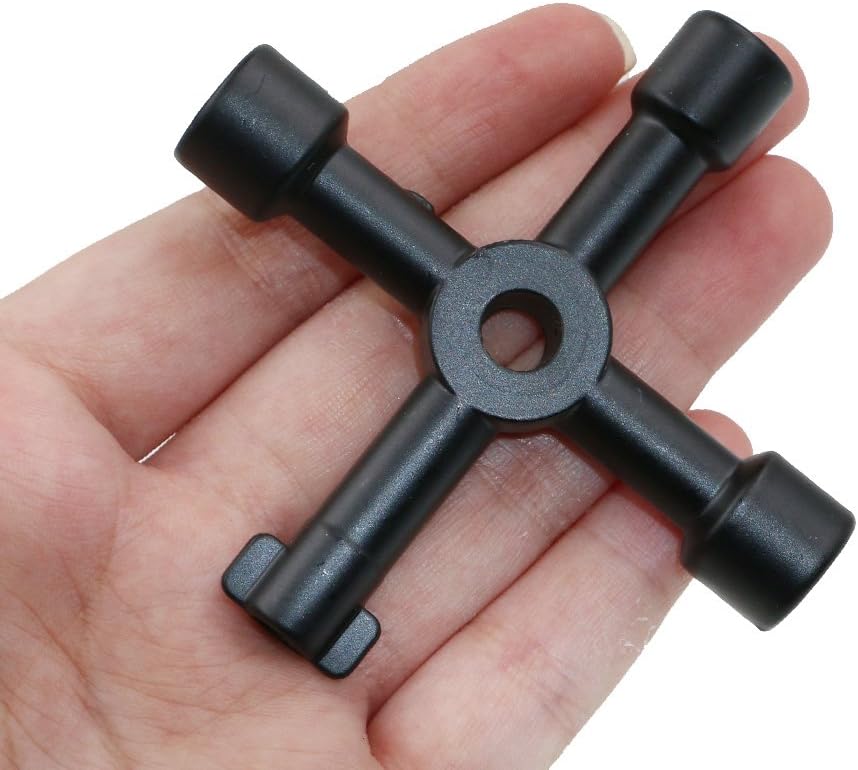QST 4 in 1 Zinc Alloy Universal Cross Switch Key Wrench Triangle ...