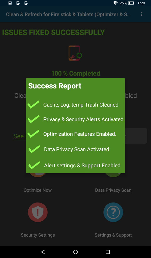 Clean & Refresh for Fire stick & Tablets (Optimizer & Speed Booster ...