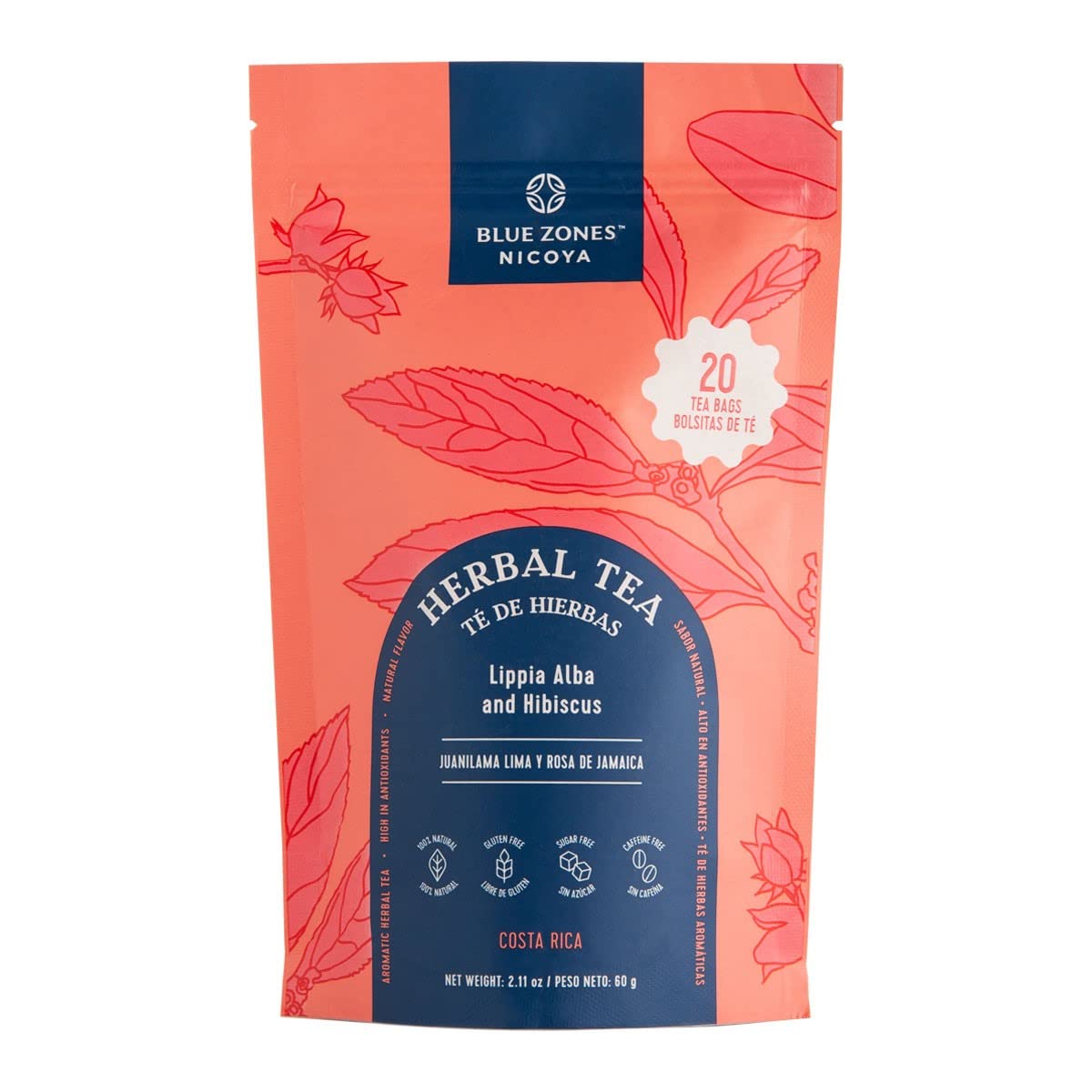 Amazon.com : Blue Zones Nicoya Natural 100% Caffeine Free Costa Rican ...