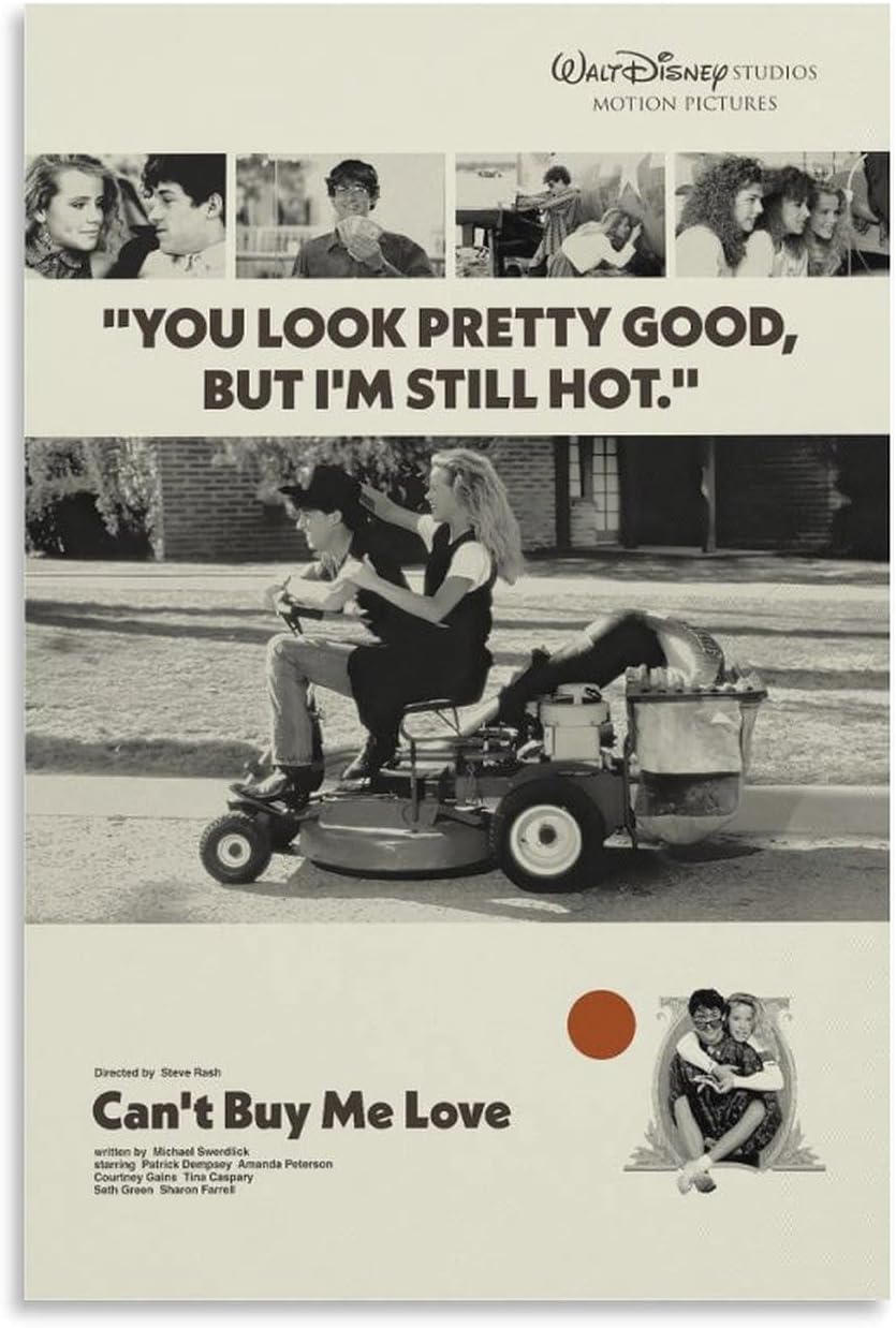 Amazon.com: Can’t Buy Me Love Movie Poster 4 Living Room Printing Oil ...