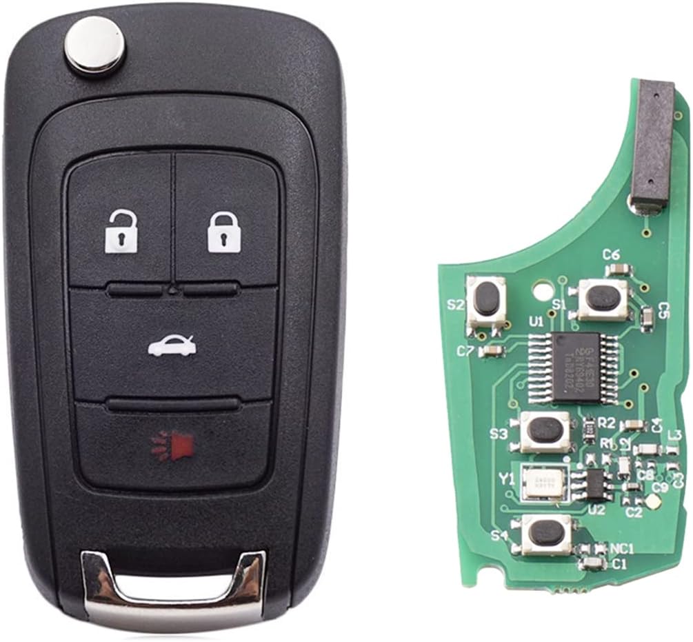 Amazon.com: Key Fob Case Shell Fit for Chevrolet Chevy Equinox Sonic ...