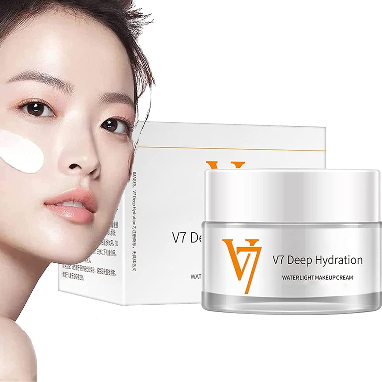 V7 Deep Hydration Waterlight Makeup Cream, Moisturizing Tone-up Cream ...