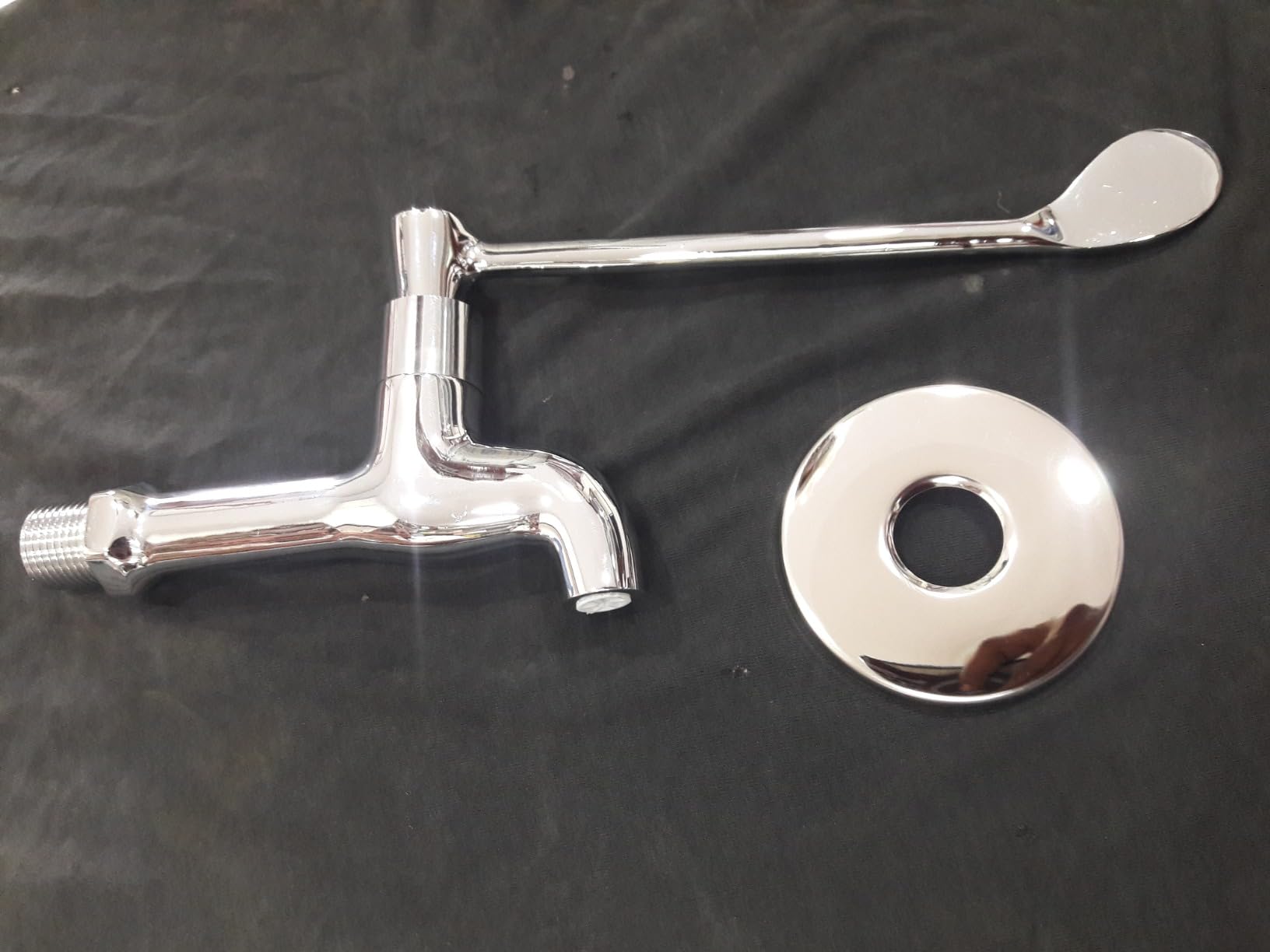 Brass Chroma Finish Hospital Elbow/Wrist Operated Long Handle Action ...