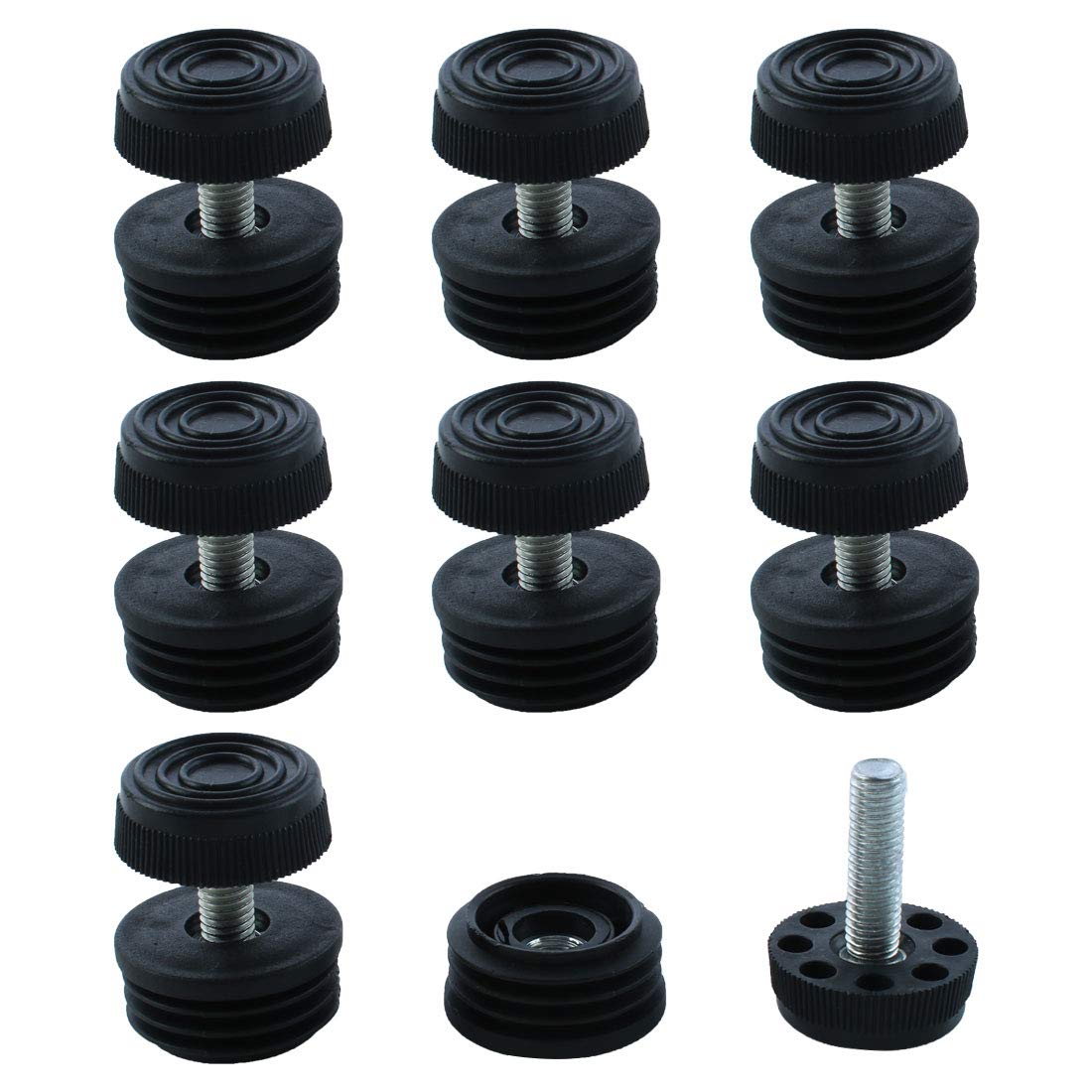 uxcell Leveling Feet 1.22"/31mm OD Round Insert Furniture Glide ...