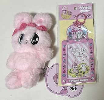 Amazon.co.jp: Esther Bunny Plush Keychain / Trading Card Case : Toys ...