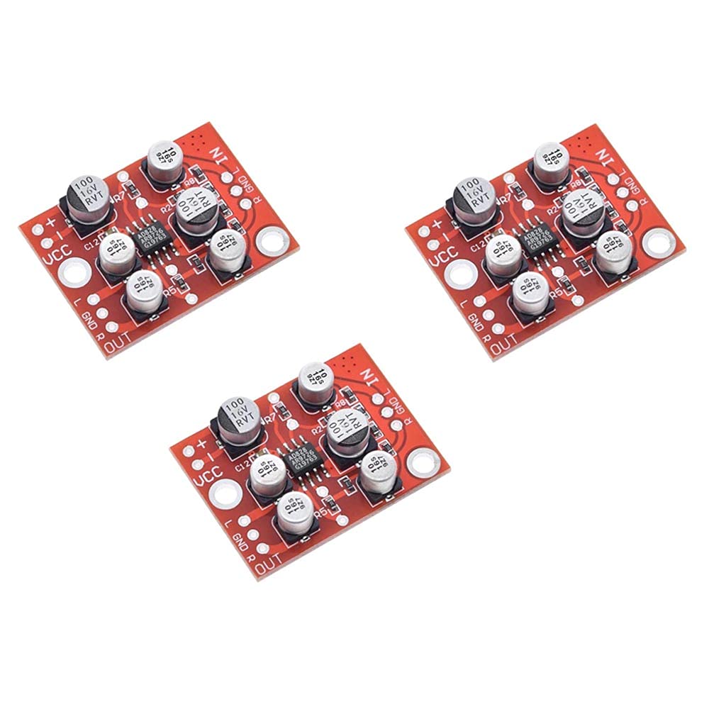 RAKSTORE 3Pcs AD828 Stereo Preamp Power Amplifier Board Preamplifier ...