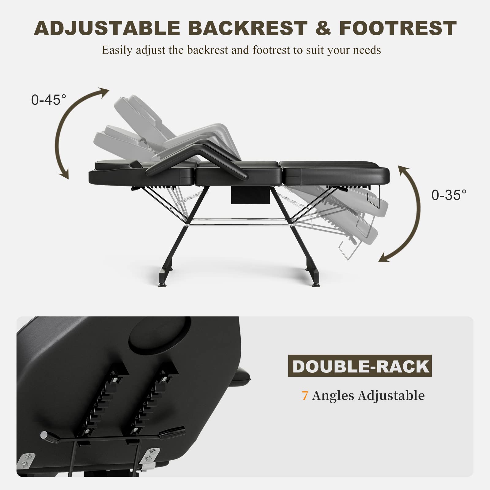 Buy OKAKOPA Tattoo Table and Chair Esthetician Bed, Professional ...