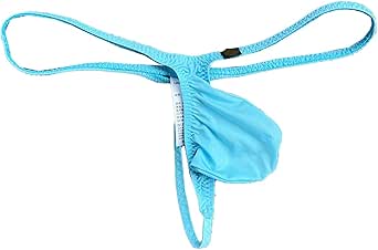 Faringoto Men's Sissy Lingerie Thong Underwear Low Waist T-Back Briefs ...