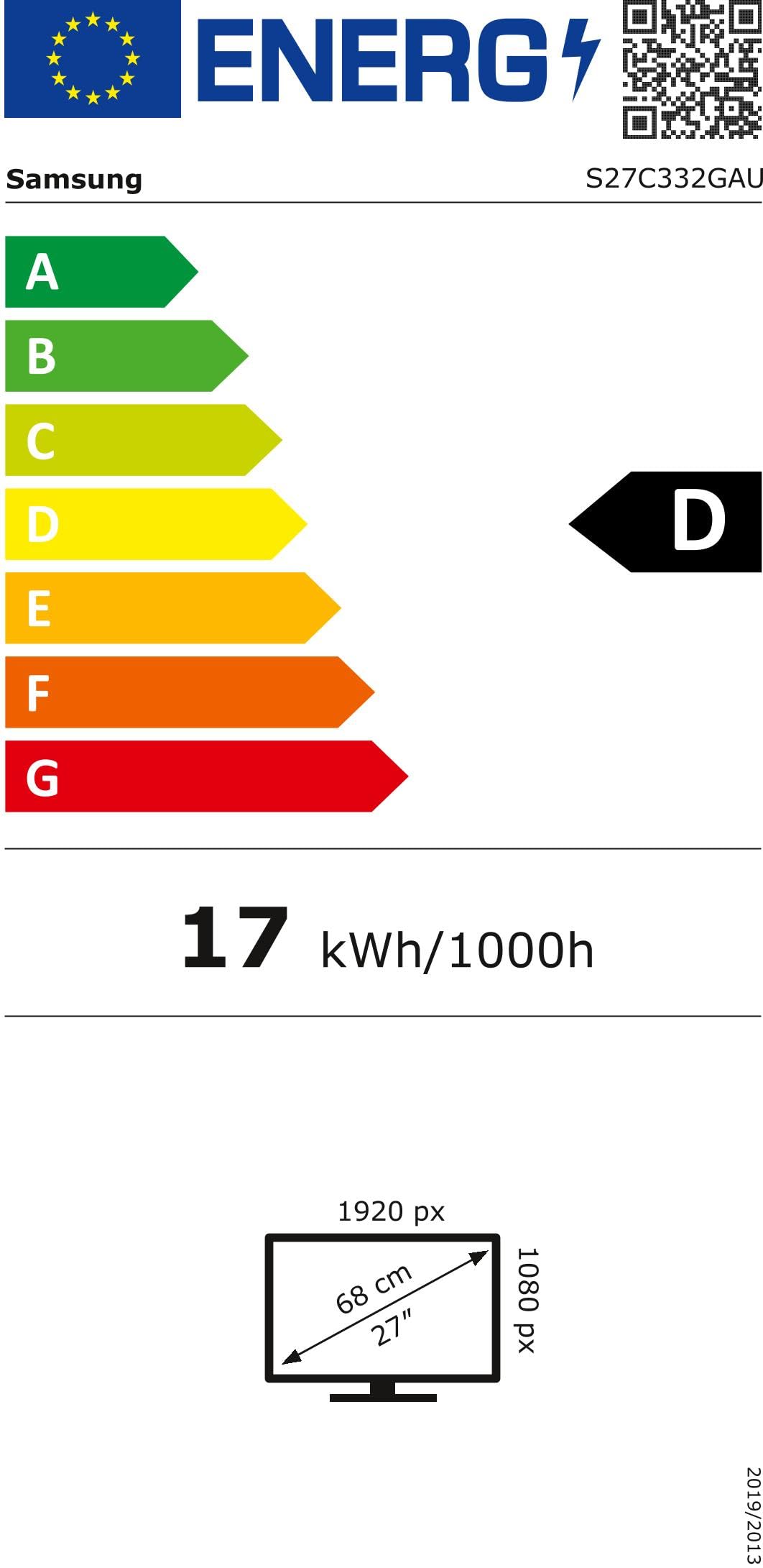 Samsung S27F354 Ecran PC, Dalle Pls 27", Résolution FHD (1920 x 1080 ...