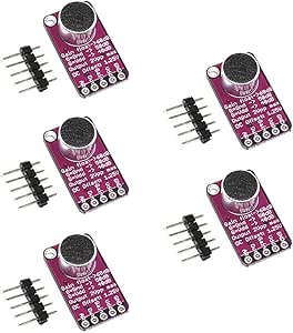 ACEIRMC 5pcs MAX9814 Electret Microphone Amplifier with Auto Gain ...