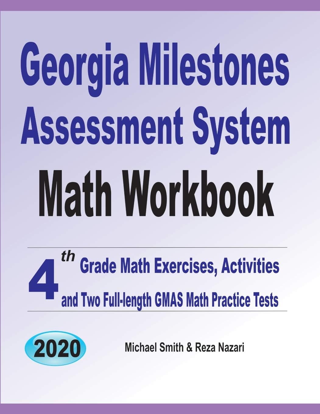 Georgia Milestones Assessment System Math Workbook 4th Grade Math ...