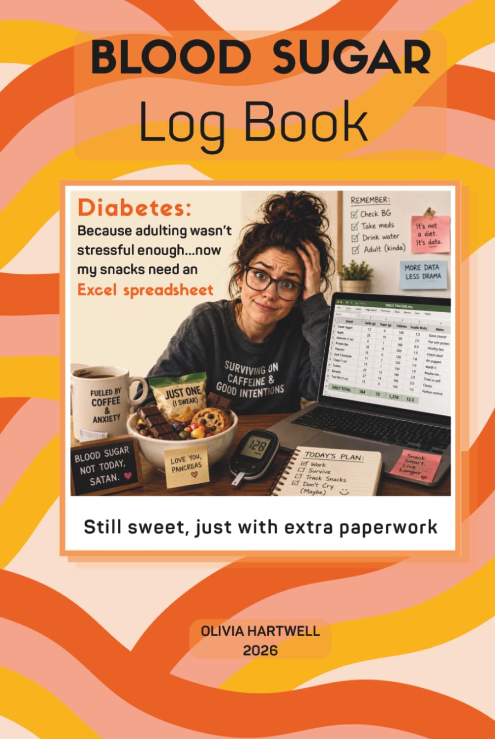 Blood Sugar Monitoring Log Book: A 2-Year Diabetes Journal for Daily ...