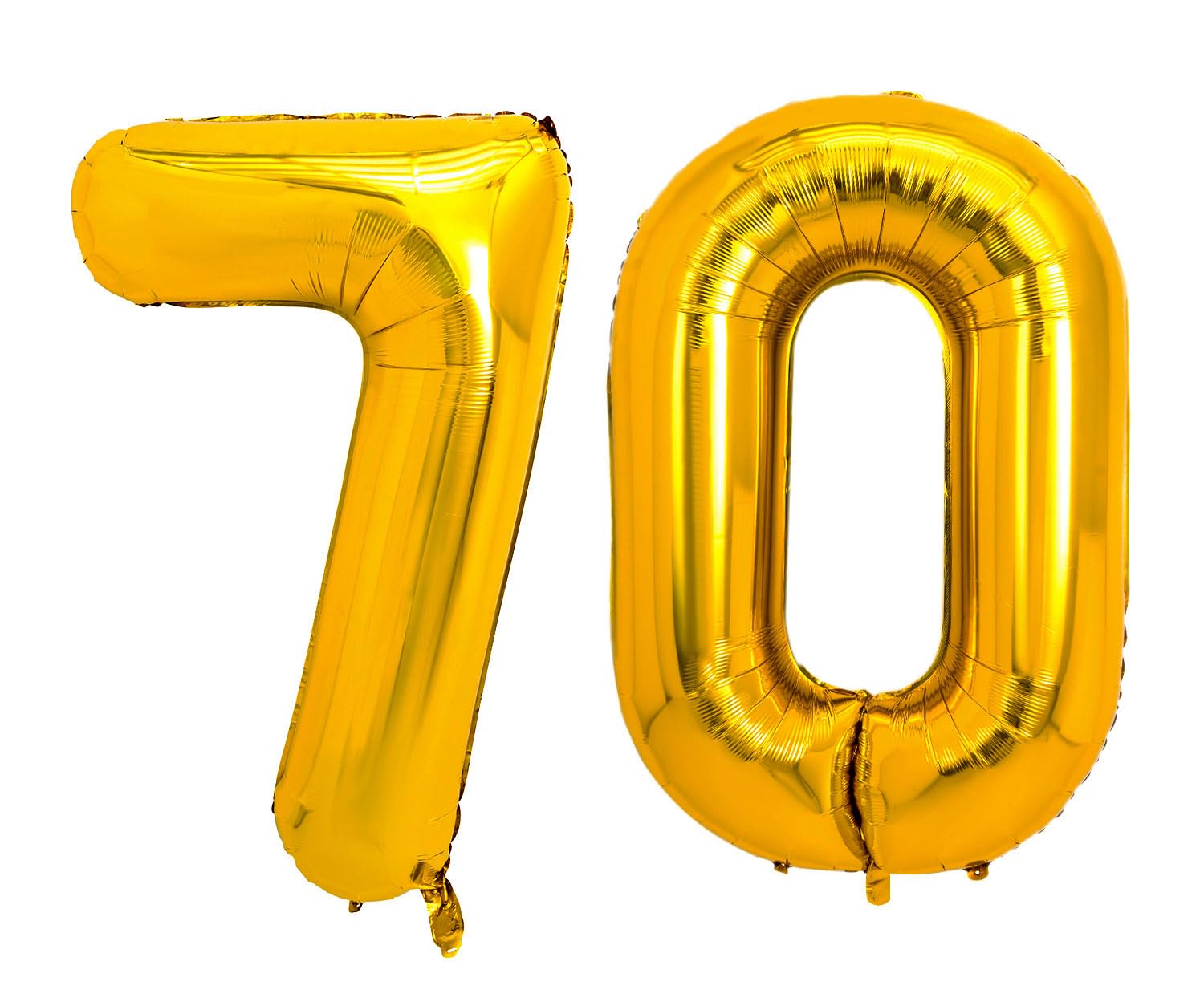 Snapklik.com : 40 Inch Gold 70 Number Balloons Giant Jumbo Large Helium ...