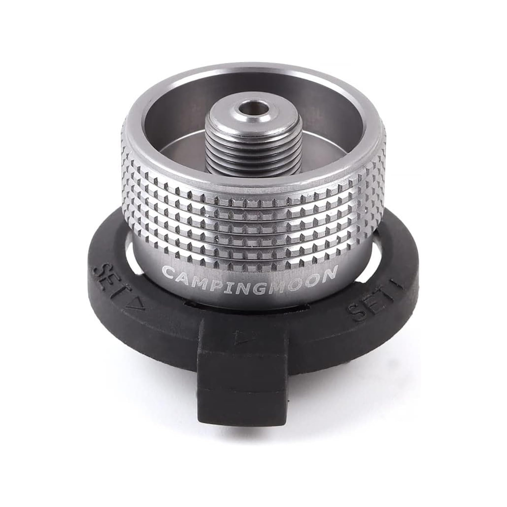 Amazon.com: CAMPINGMOON Butane Nozzle Converter Adapter Simple Lockable ...