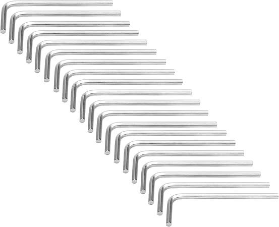 Piutouyar 3mm Hex Key Wrench, 20pc L-Shaped Allen Key Set for Bike ...