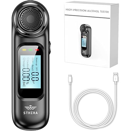 True Sense ALC AT6000 Alcohol Tester Detector Digital Portable LCD ...