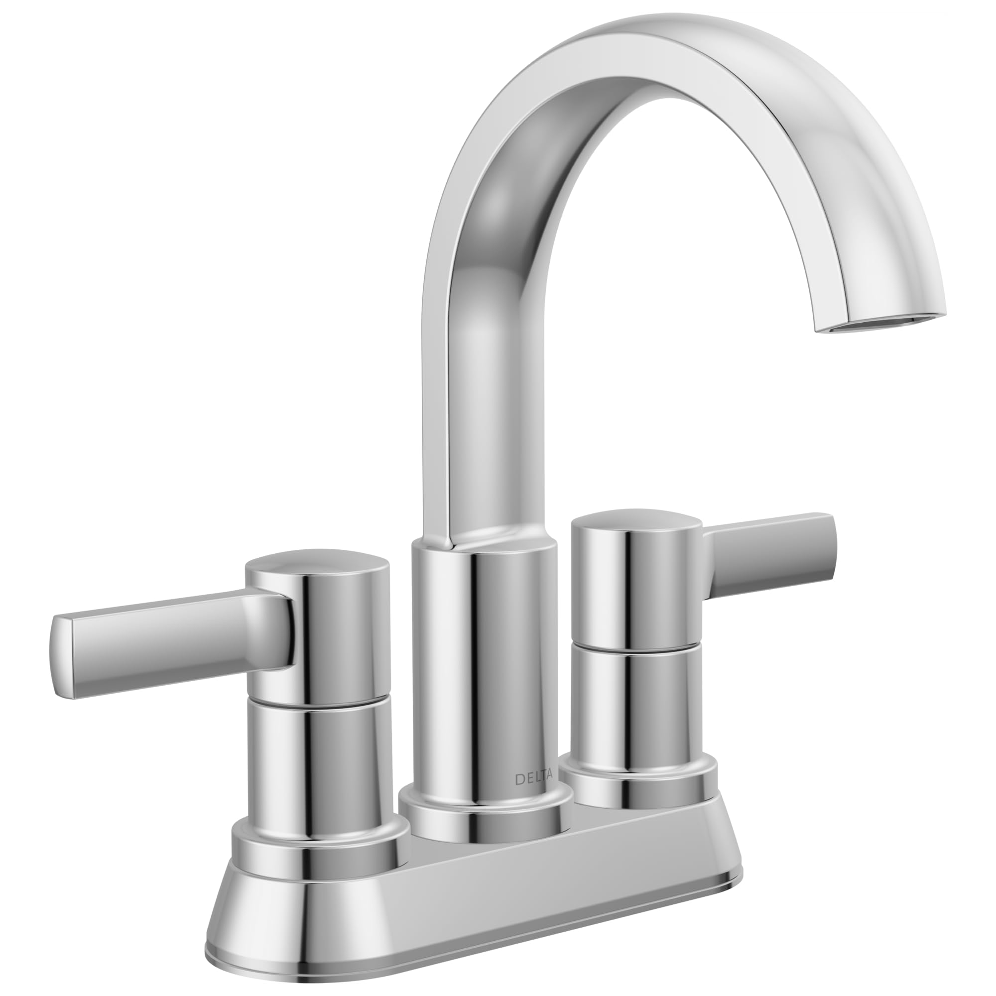 Delta Faucet Albion Centerset Bathroom Faucet, Chrome 2-Handle Bathroom ...