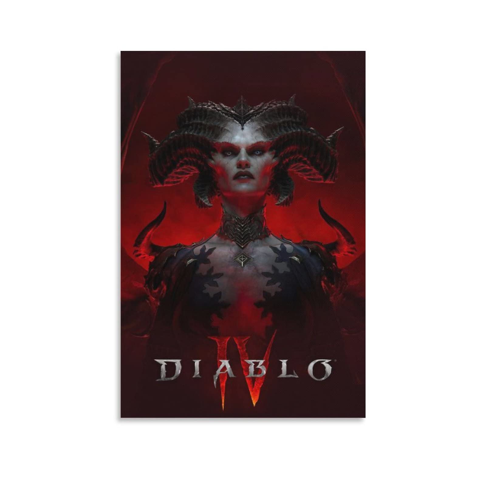 Amazon.com: XNASU Game Diablo 4 Poster Lilith 3 Home Decor Poster Wall ...