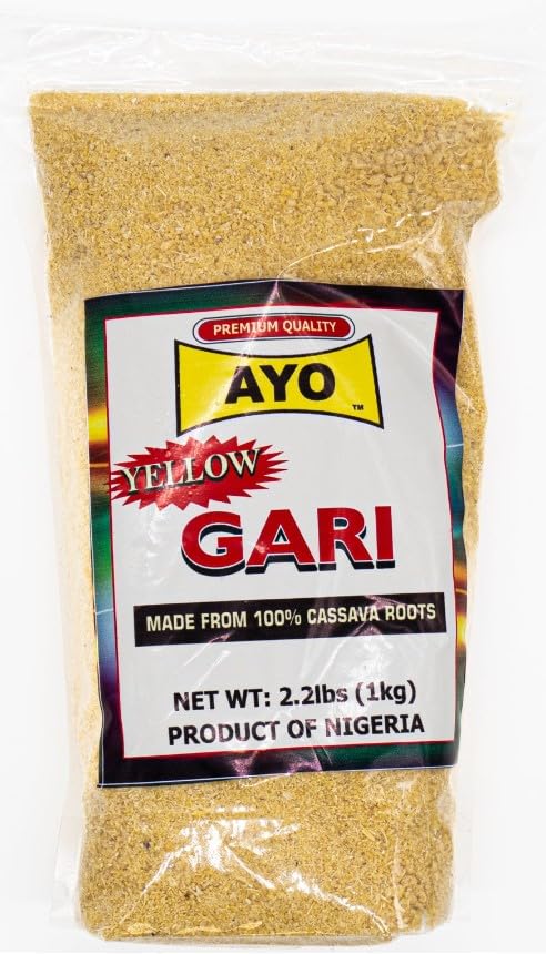 Amazon.com : Ayo Yellow Gari - 2.2lbs : Grocery & Gourmet Food