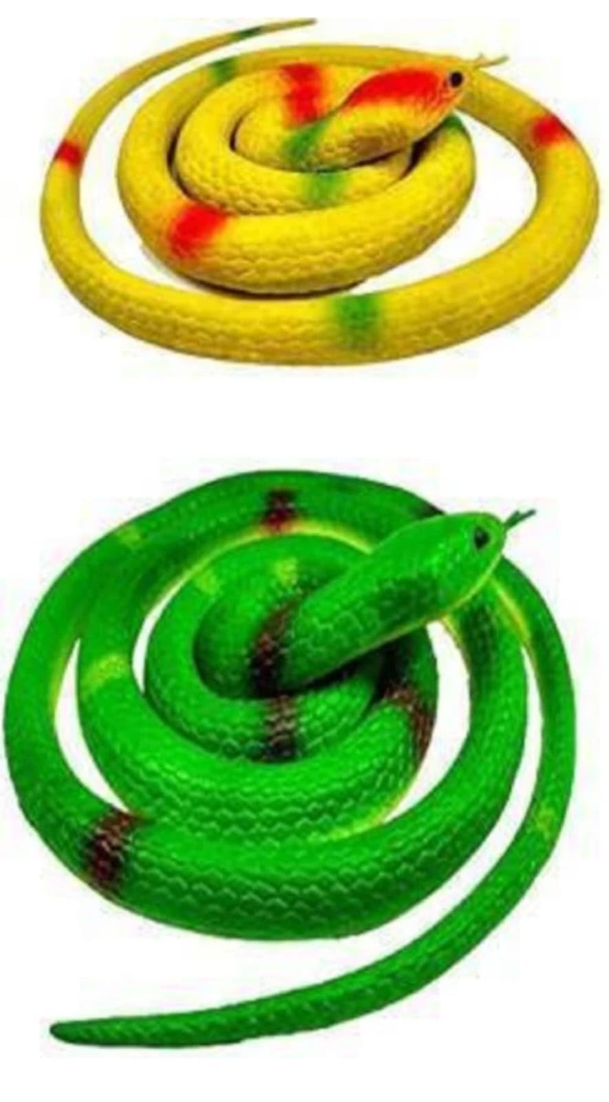 Buy Little Toys Real Looking Rubber Snake Prank Toy, Snake Toy, (Yellow ...