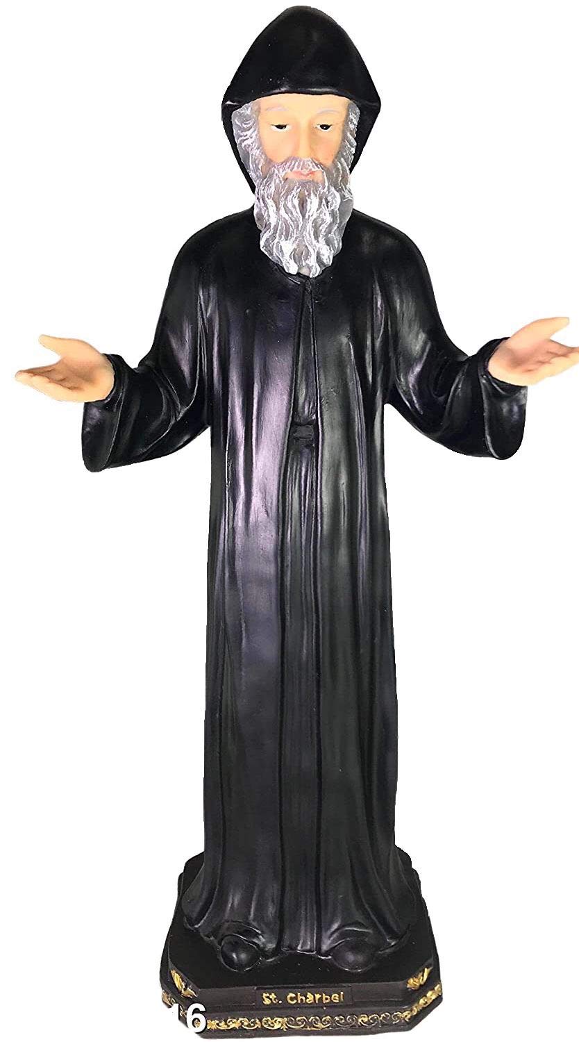 Amazon.com: San Charbel 15" Inch Saint Charbel Statue Religious Figure ...