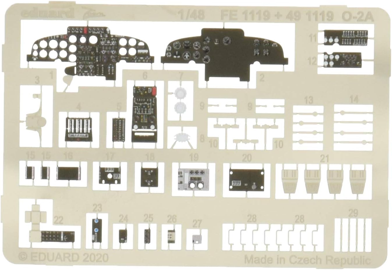 Amazon.com: Eduard EDPFE1119 Scale Model Upgrade kit, Various : Arts ...