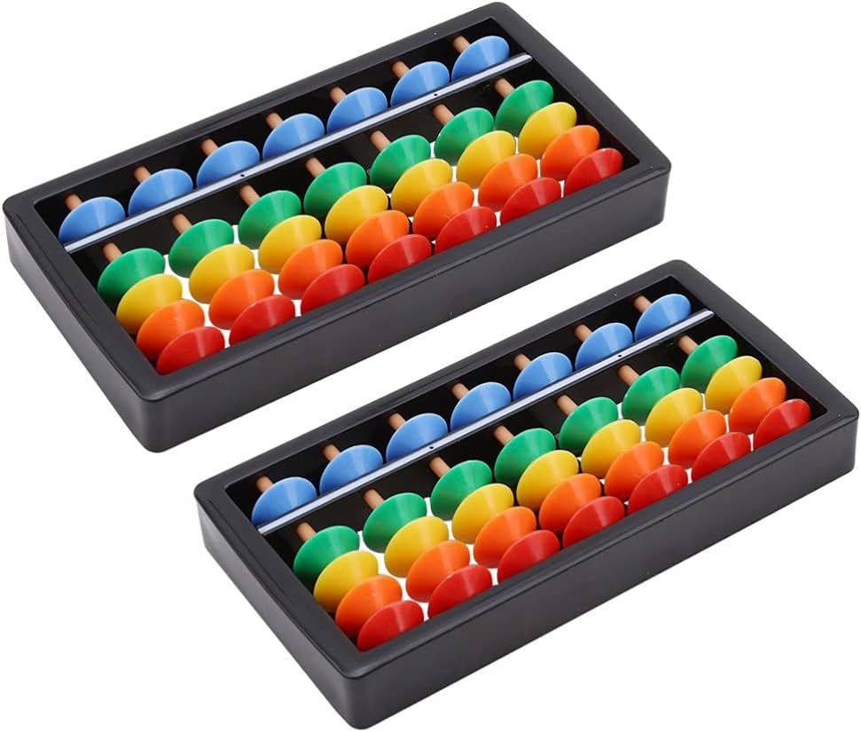 Amazon.com: Toyvian 2PCS Plastic Abacus Soroban Calculator Plastic ...