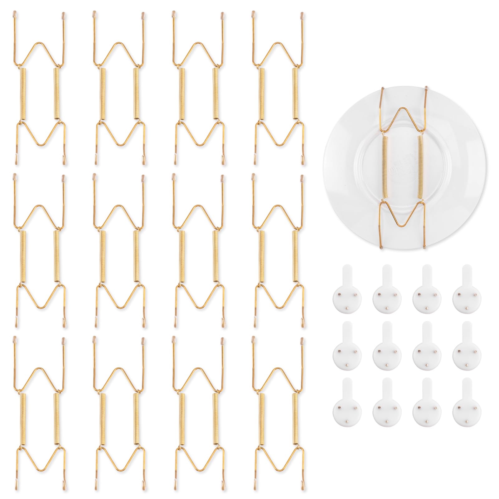 Amazon.com: 12 Pieces Invisible Heavy Duty Wall Plate Holder, Stainless ...