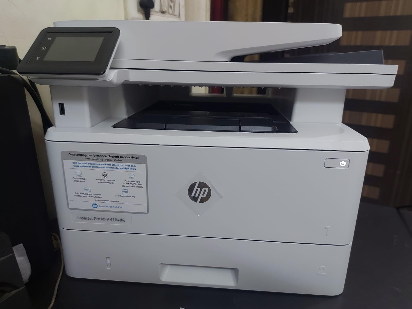 HP Monochrome, Colour Wireless Laser Printers jet Pro Mfp 4104Dw, 42 ...