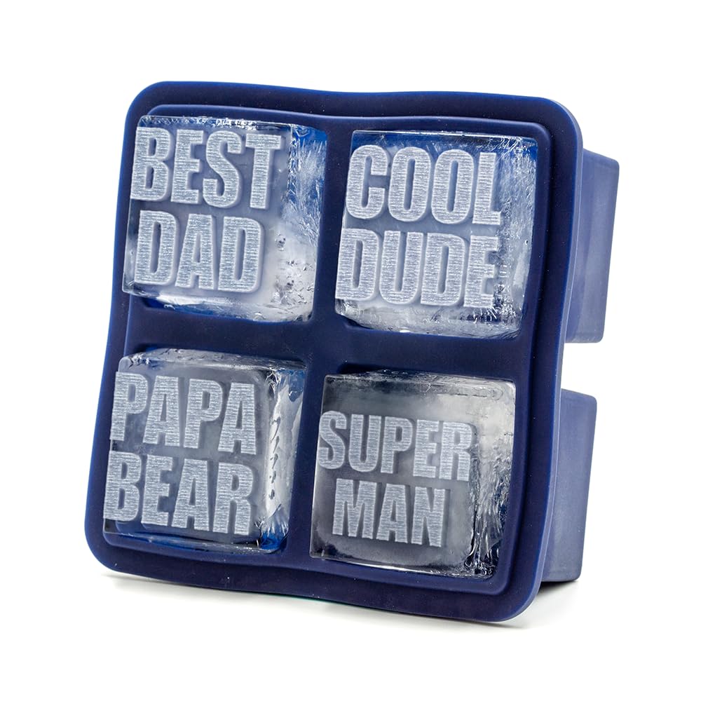 Amazon.com: SILIGRAMS - Best Dad Ice Cube Mold Tray - Bartender 2 ...