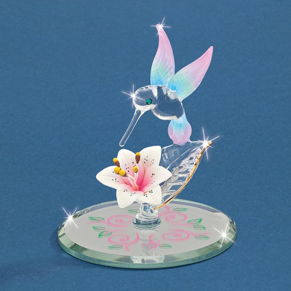 Amazon.com: Glass Baron Hummingbird Figurine : Glass Baron: Home & Kitchen