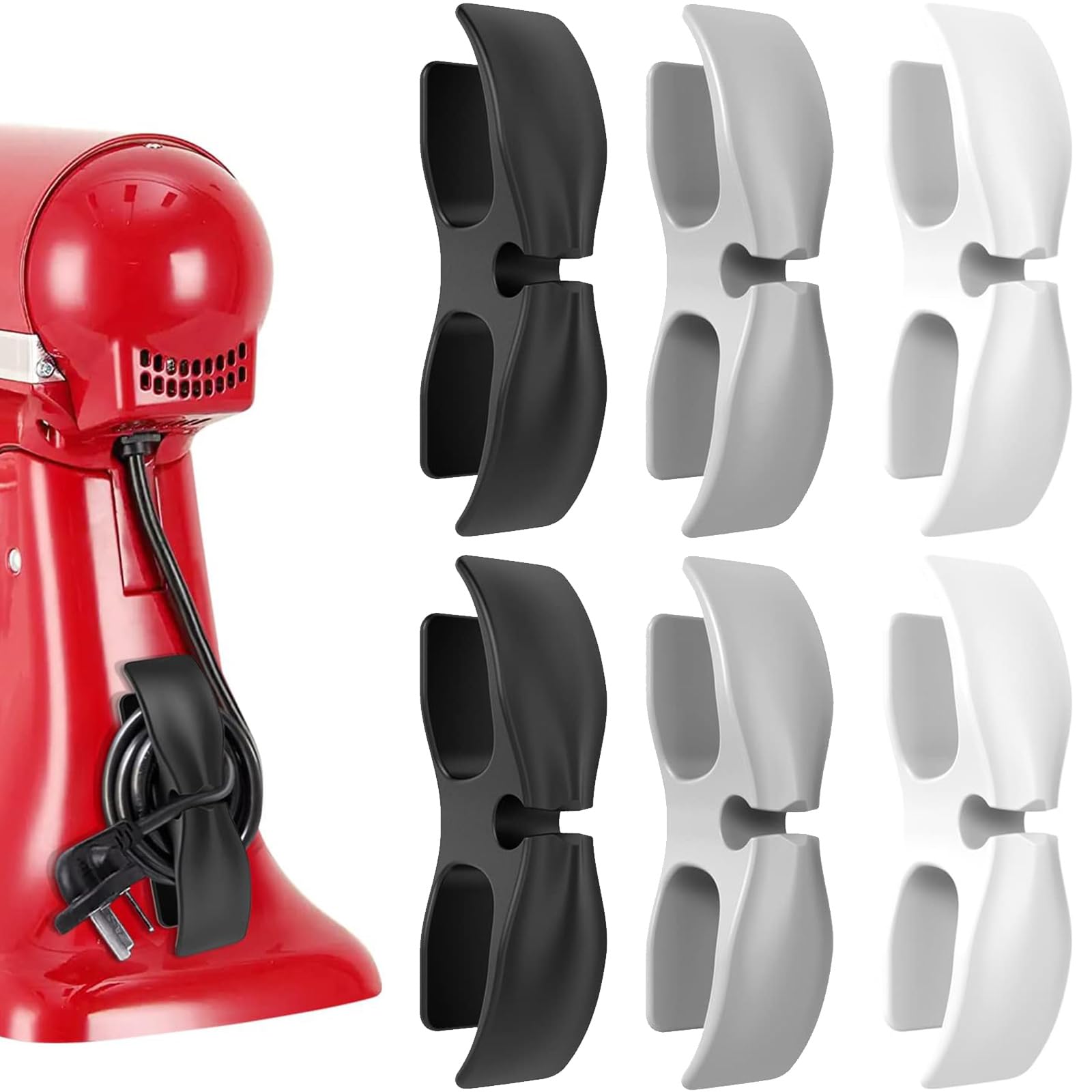 Cable Organiser for Devices, Pack of 6 Cable Winders, Self-Adhesive ...