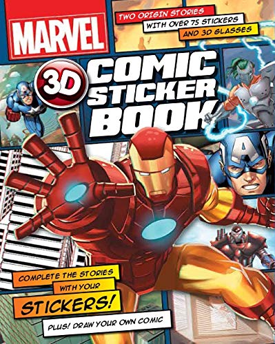 Marvel 3D Comic Sticker Book: unknown author: 9781743629406: Amazon.com ...