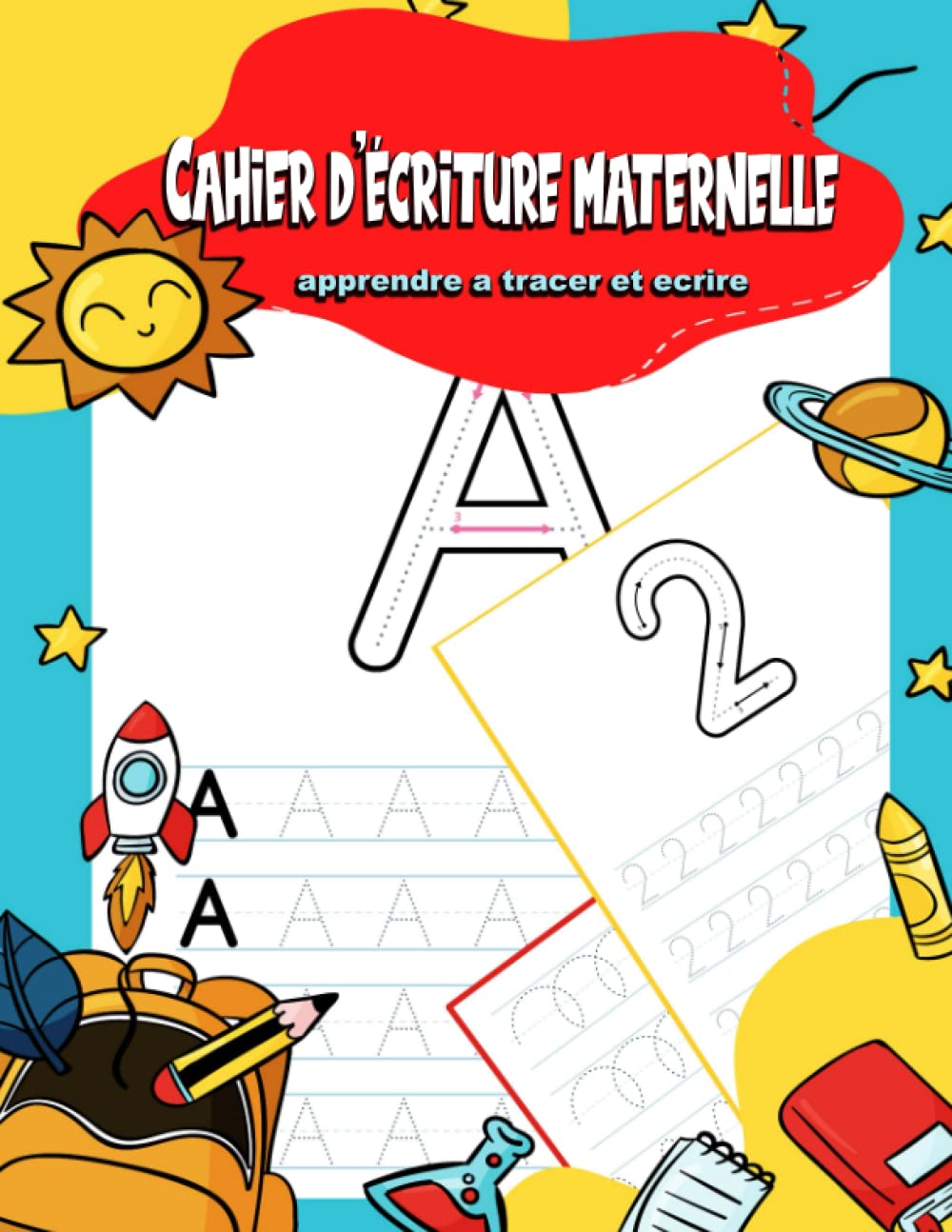 Buy Cahier d'écriture maternelle : apprendre a tracer et écrire: livres ...