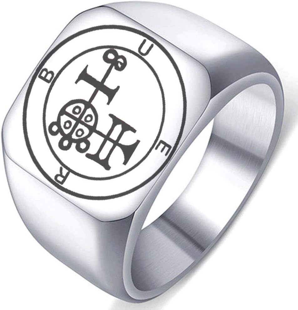 Laser Engraved Demon President Buer Goetic Seal Lesser Key of King ...
