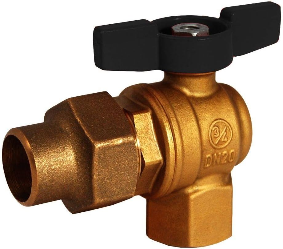 Amazon.com: Everflow Supplies 74342-NL 3/4" ANGLE NO LEAD SHORT GLOBE ...