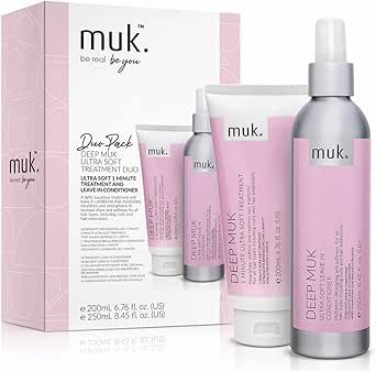Muk Deep Muk Ultra Soft Leave in Conditioner and 1 Minute Treatment Duo ...