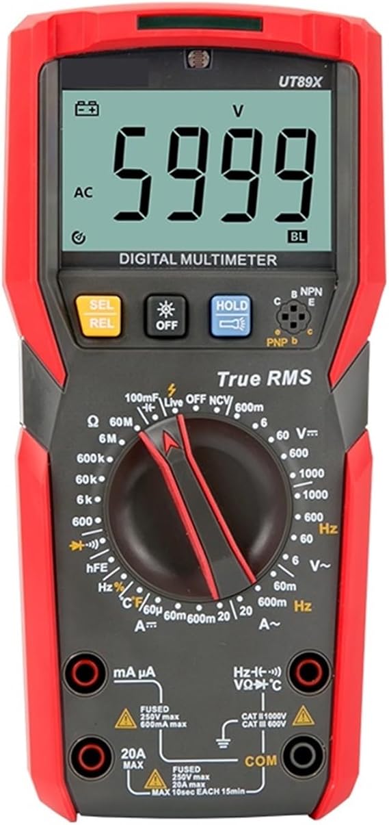 WLLKIY Multimeter Professional Digital Tester Polymeter AC DC Voltmeter ...