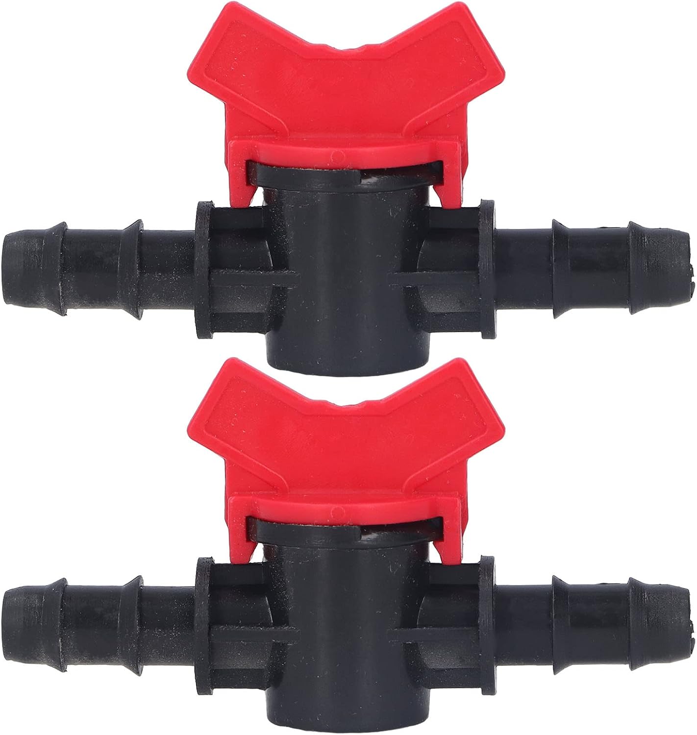 2PCS Barbed Ball Valve, Regulator Ball Valve Shut Off Switch Control ...