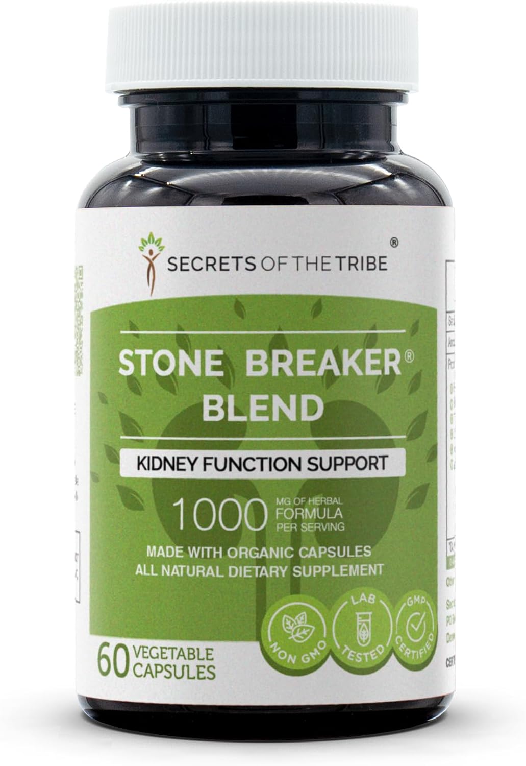 Amazon.com: Secrets of the Tribe Stone Breaker Blend, 60 Capsules, 1000 ...