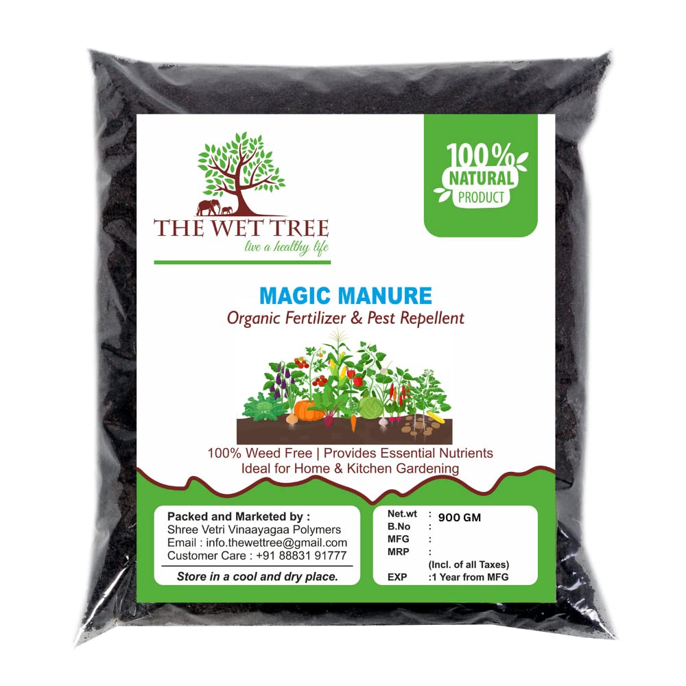 THE WET TREE Magic Manure | Organic Fertilizer for Indoor & Outdoor ...