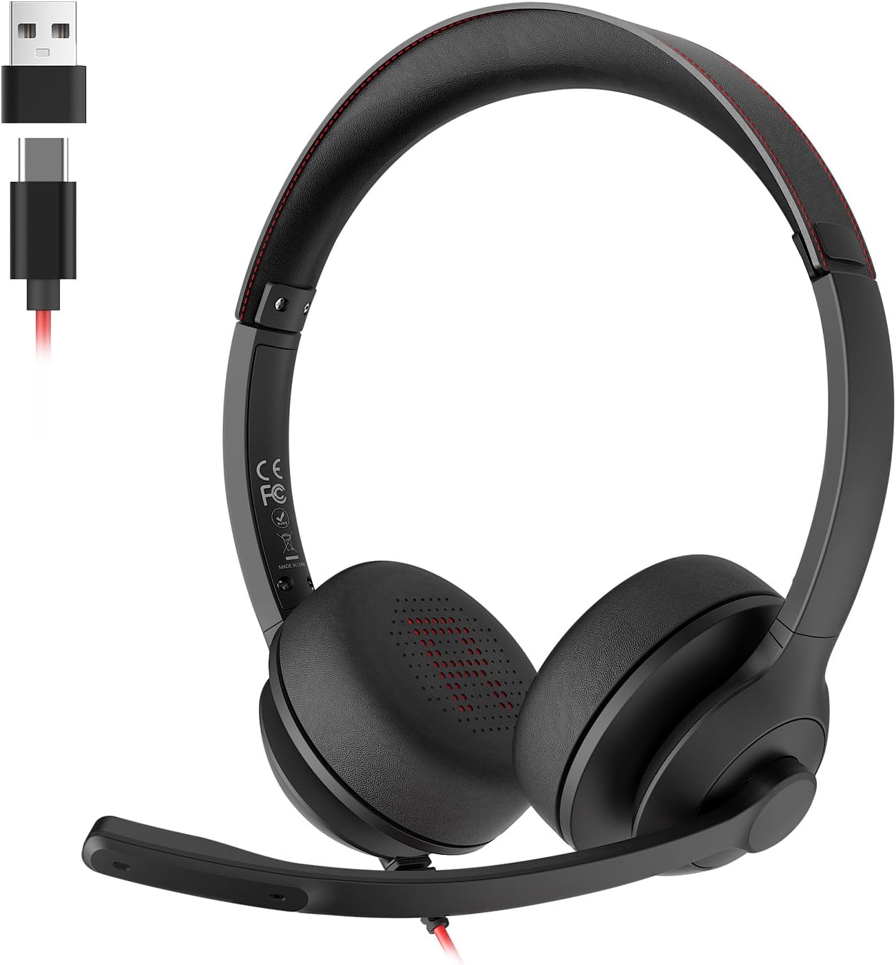 Amazon.com: Logitech Headset USB H340, Stereo, USB Headset with Mic for ...