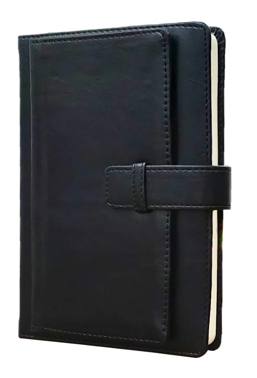 AccuPrints Hard Bound A5 Notebook Diary with PU Leather Belt Lock Pages ...