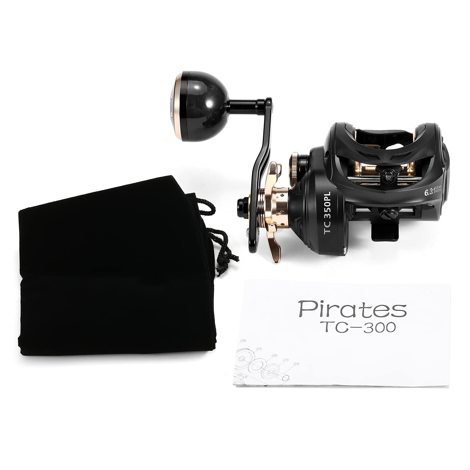 Hosioe カーボンファイバーベイトキャスティングリール9+ 1BBフィッシングリール高速6.3：1ギア比磁気ブレーキシステム右手用ベイトキャスターリール Amazon | Hosioe カーボンファイバーベイトキャスティングリール9+ 1BB