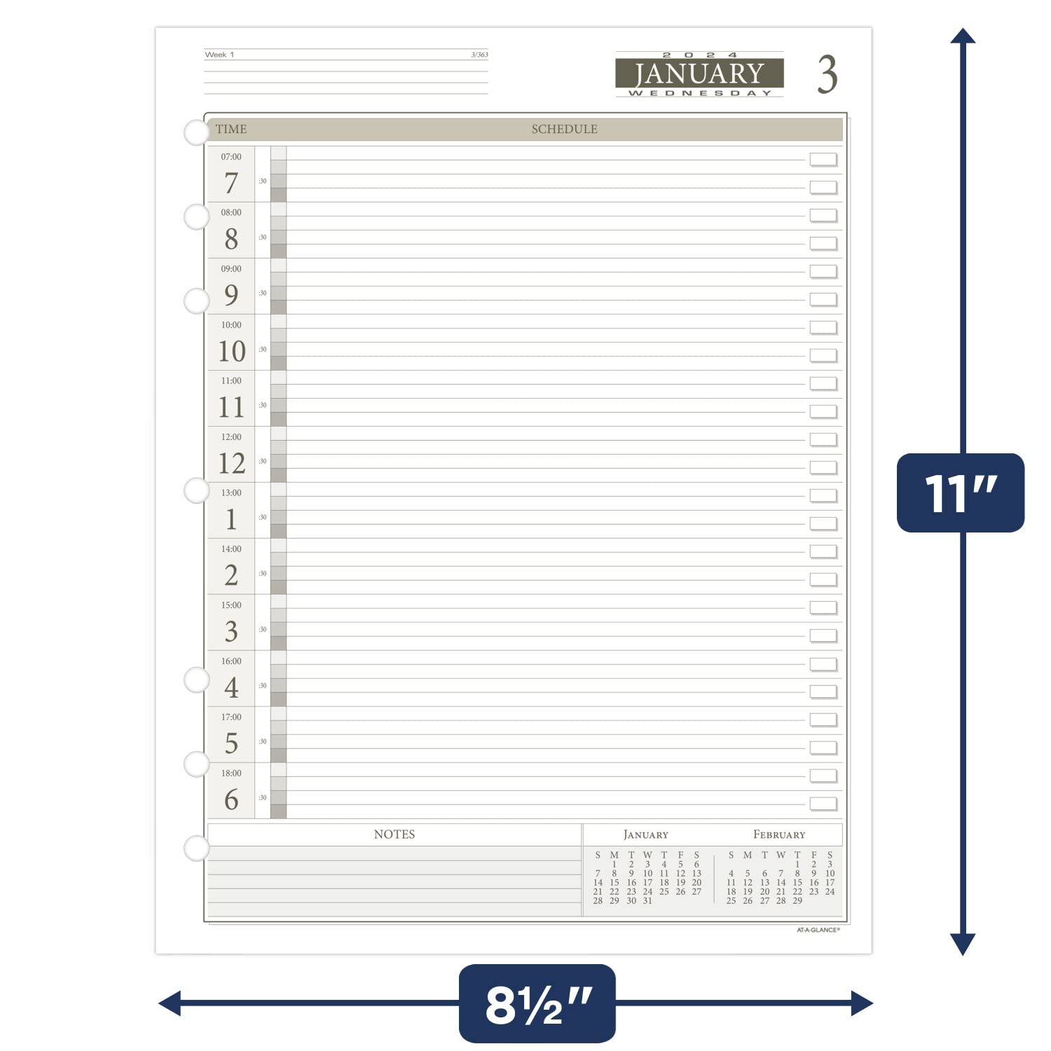 Planner Refills 2025 Weekly & Monthly Planner Refill For 8-Discbound ...